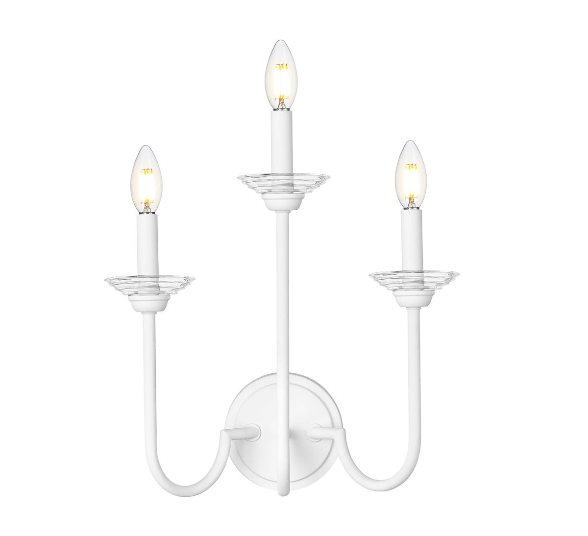 Z-Lite 352-3S-TW Tundra White Allistair 3 Light Wall Sconce — LightStoreUSA