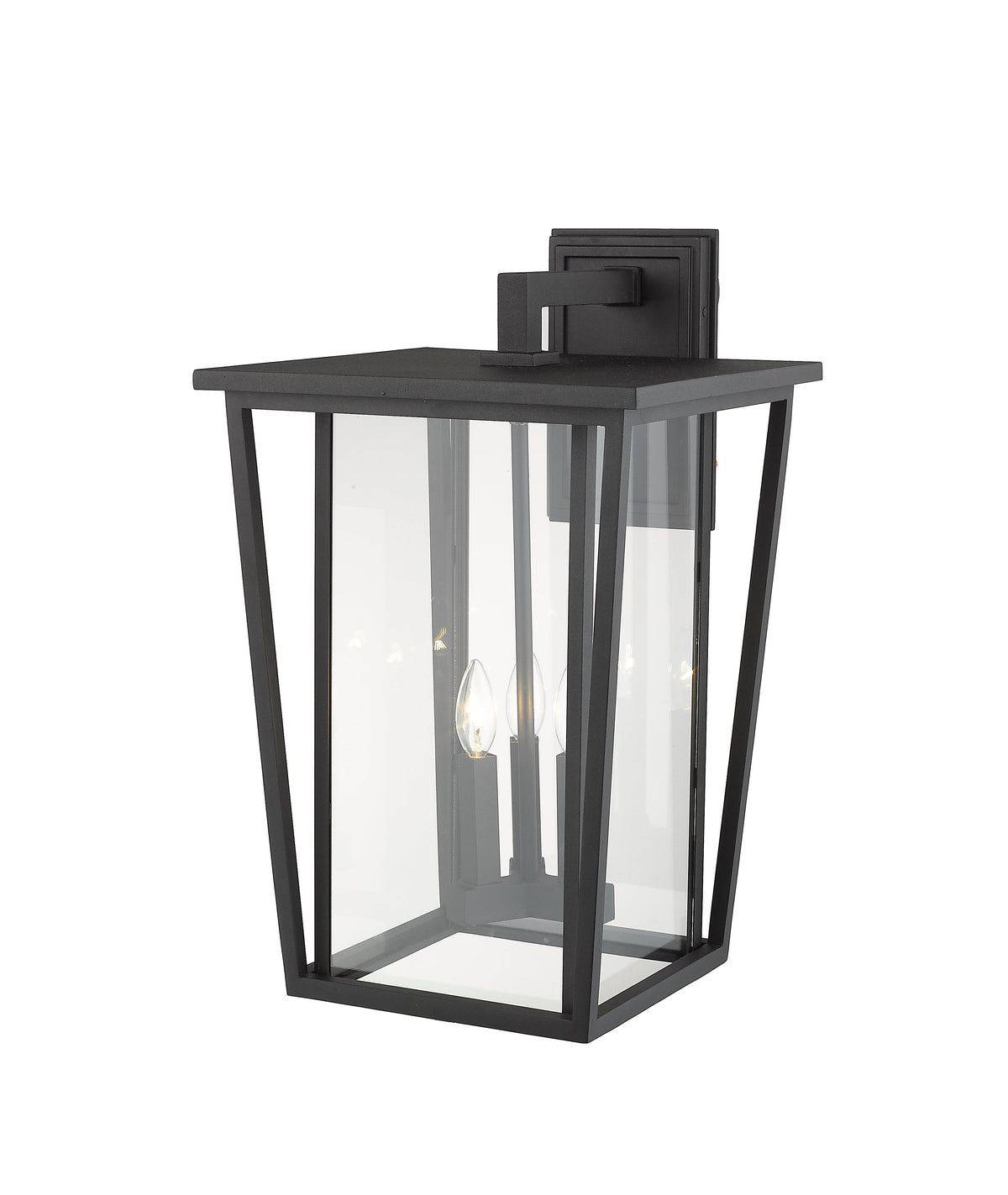 Z-Lite 571XL-BK Black Seoul 3 Light Outdoor Wall Light — LightStoreUSA