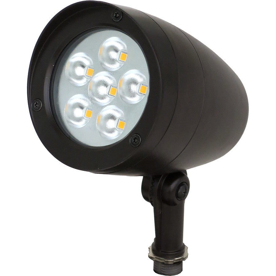 21 Watt LED Bullet Flood Light with 1/2" Knuckle Mount 40° 3000K 4000K ...