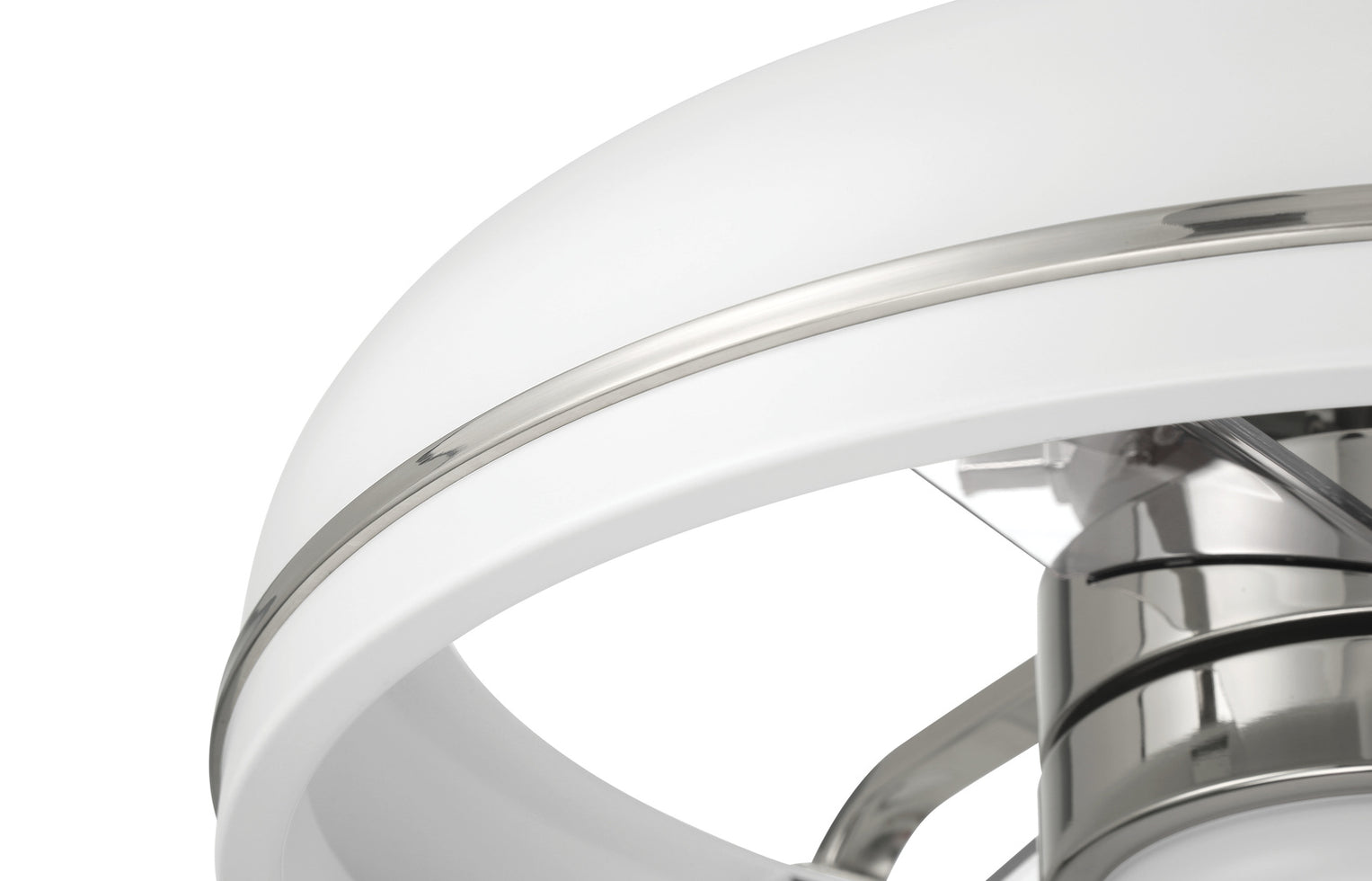 Craftmade TYL24WPLN3 Taylor 24" Ceiling Fan Fandelier White/Polished N ...