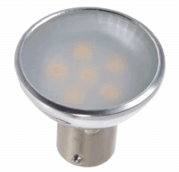 38603A LED2GBF/FR/3K 12V BA15D Double Contact Bayonet Bulb 3000K Frost ...