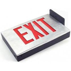KXTEU1RAA DieCast Aluminum AC Only LED Red Exit Sign — LightStoreUSA