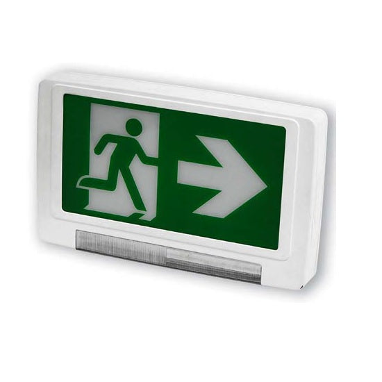 Radiant-Lite RMLEDCXTEU2W AC Only Running Man LED Exit Sign — LightStoreUSA