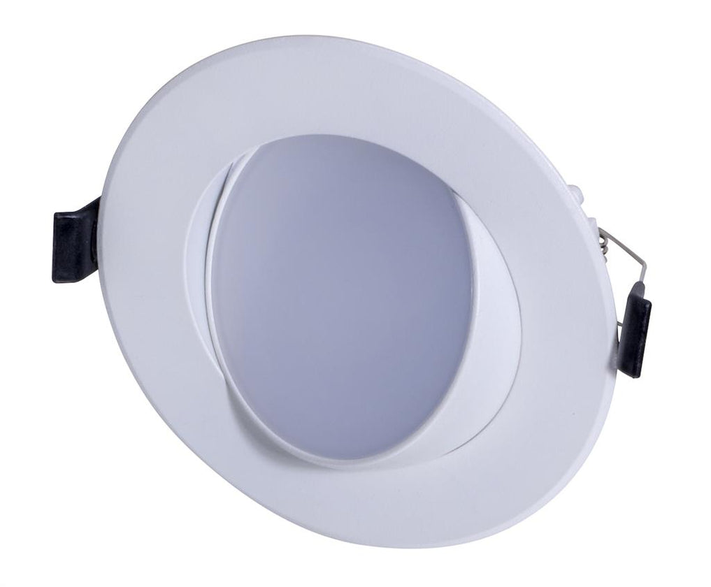 Topaz RDL6-ADJ-15W-CS 6" LED Slim Fit Recessed Downlight Gimbal CCT Se ...