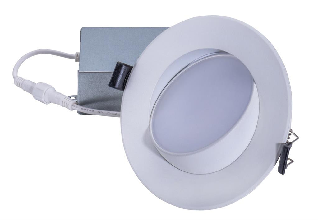 Topaz RDL/6GIM/16/5CTS-46 6" LED Slim Fit Recessed Downlight Gimbal CC ...